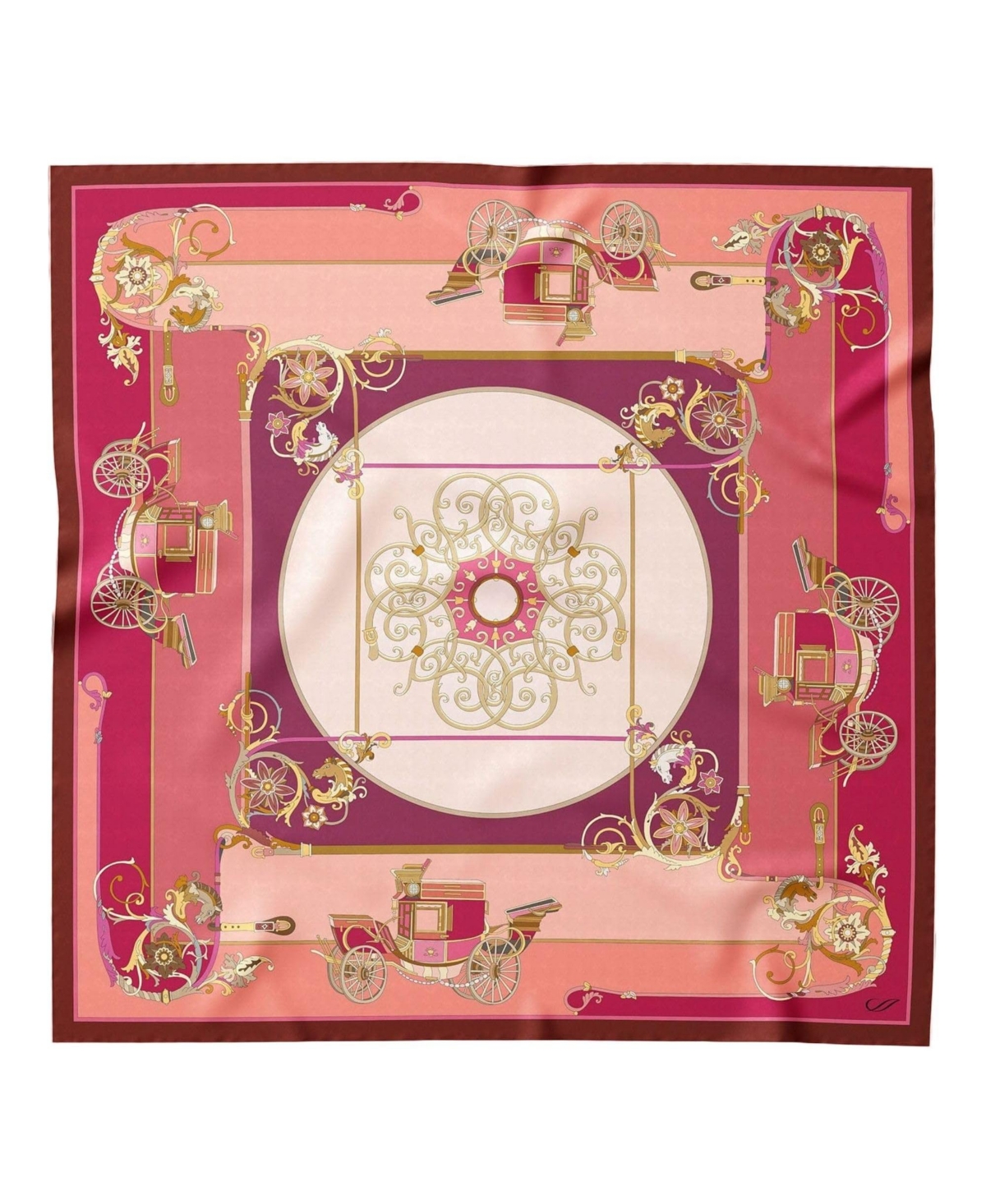 Click here for Elizabetta Women s Carozza Silk Foulard Scarf - Ro... prices