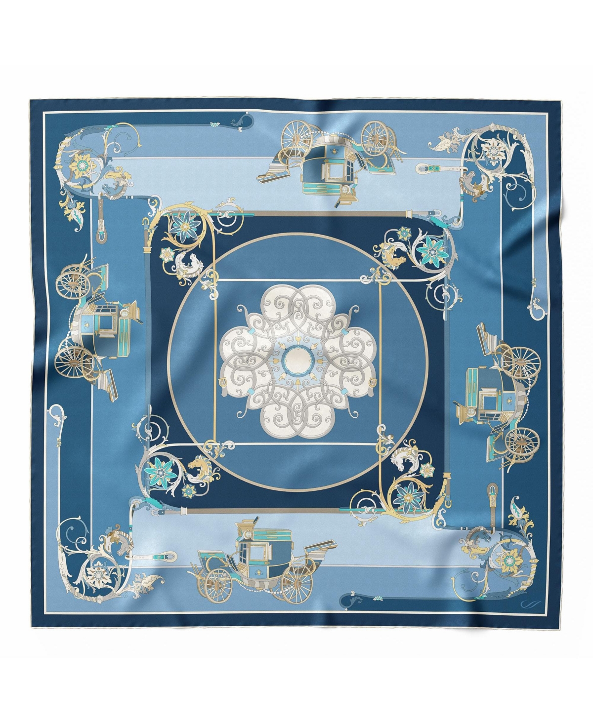 Click here for Elizabetta Women s Carozza Silk Foulard Scarf - Bl... prices