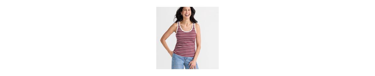 Click here for Lands End Womens Pointelle Rib UNeck Tank - Burgun... prices