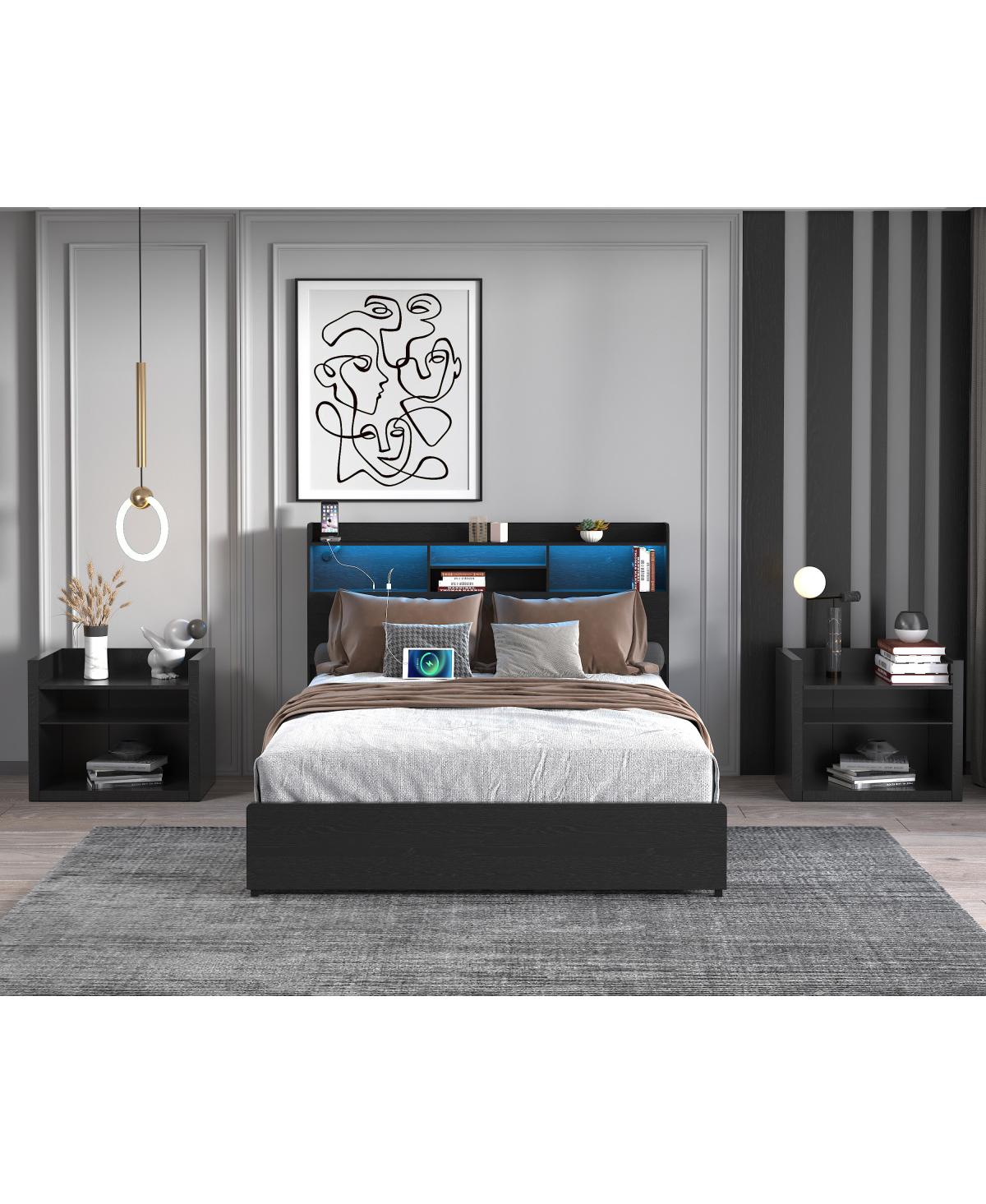 Click here for Streamdale Furniture Full Bed Frame with 4 Storage... prices