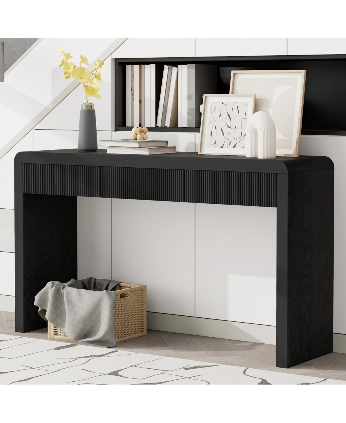 Click here for Streamdale Furniture Rustic Console Table - Fluted... prices