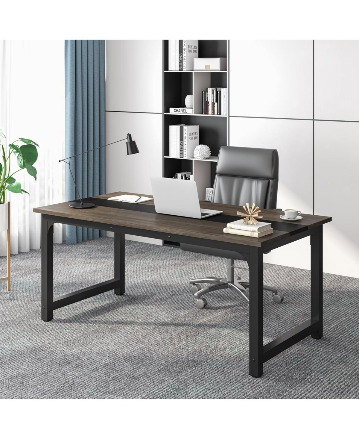 Click here for Tribesigns 63 Executive Desk  Large Office Compute... prices