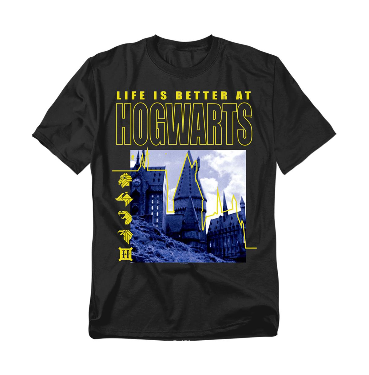 Click here for Harry Potter Mens Life Is Better At Hogwarts T Shi... prices
