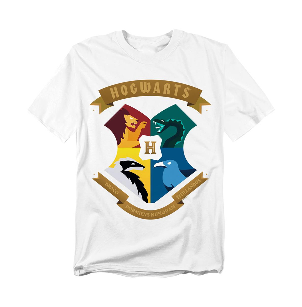 Click here for Harry Potter Mens Abstract Hogwarts House Shield T... prices