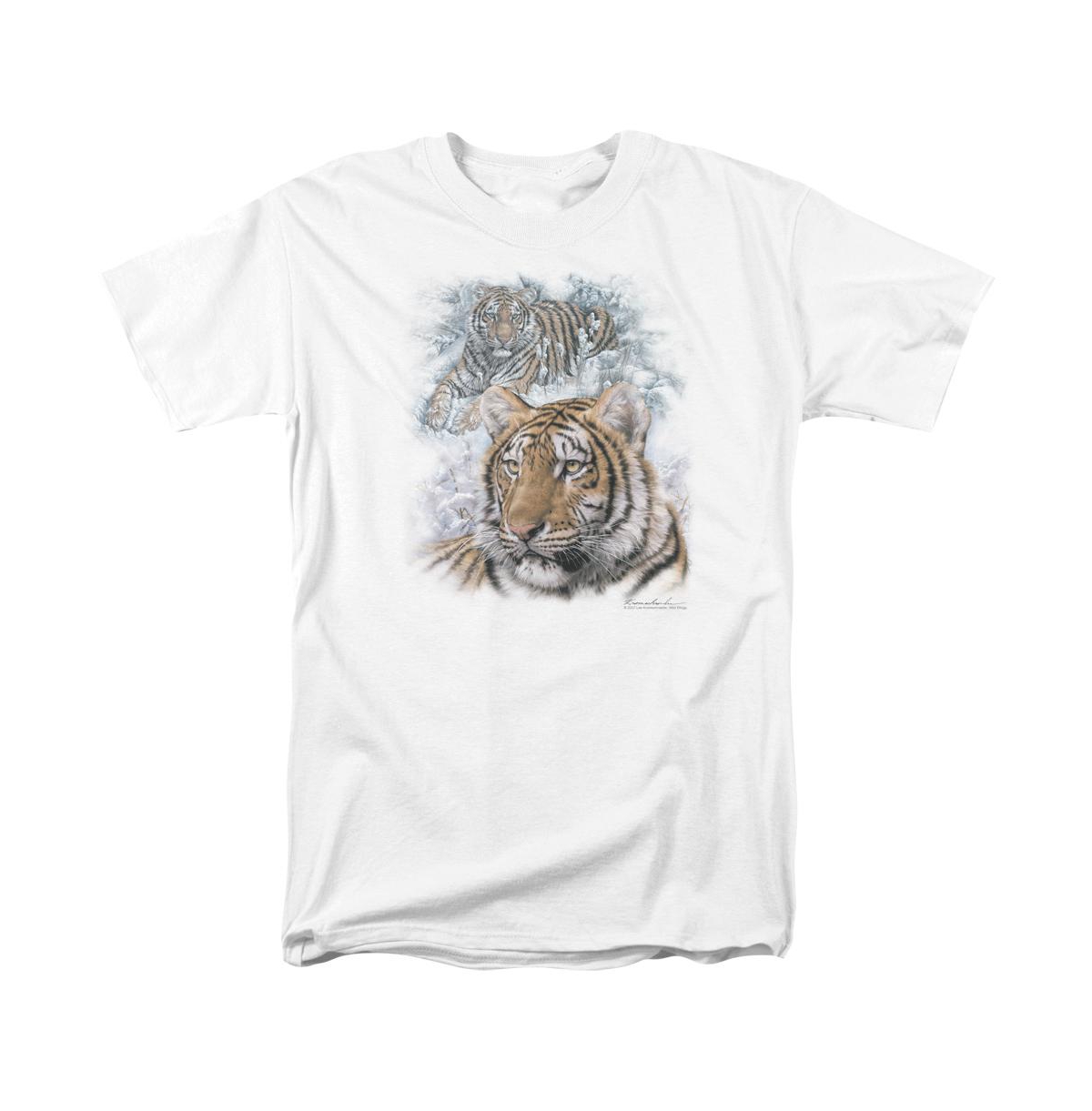 Click here for Wild Wings Mens Wildlife Tigers T Shirt - White prices