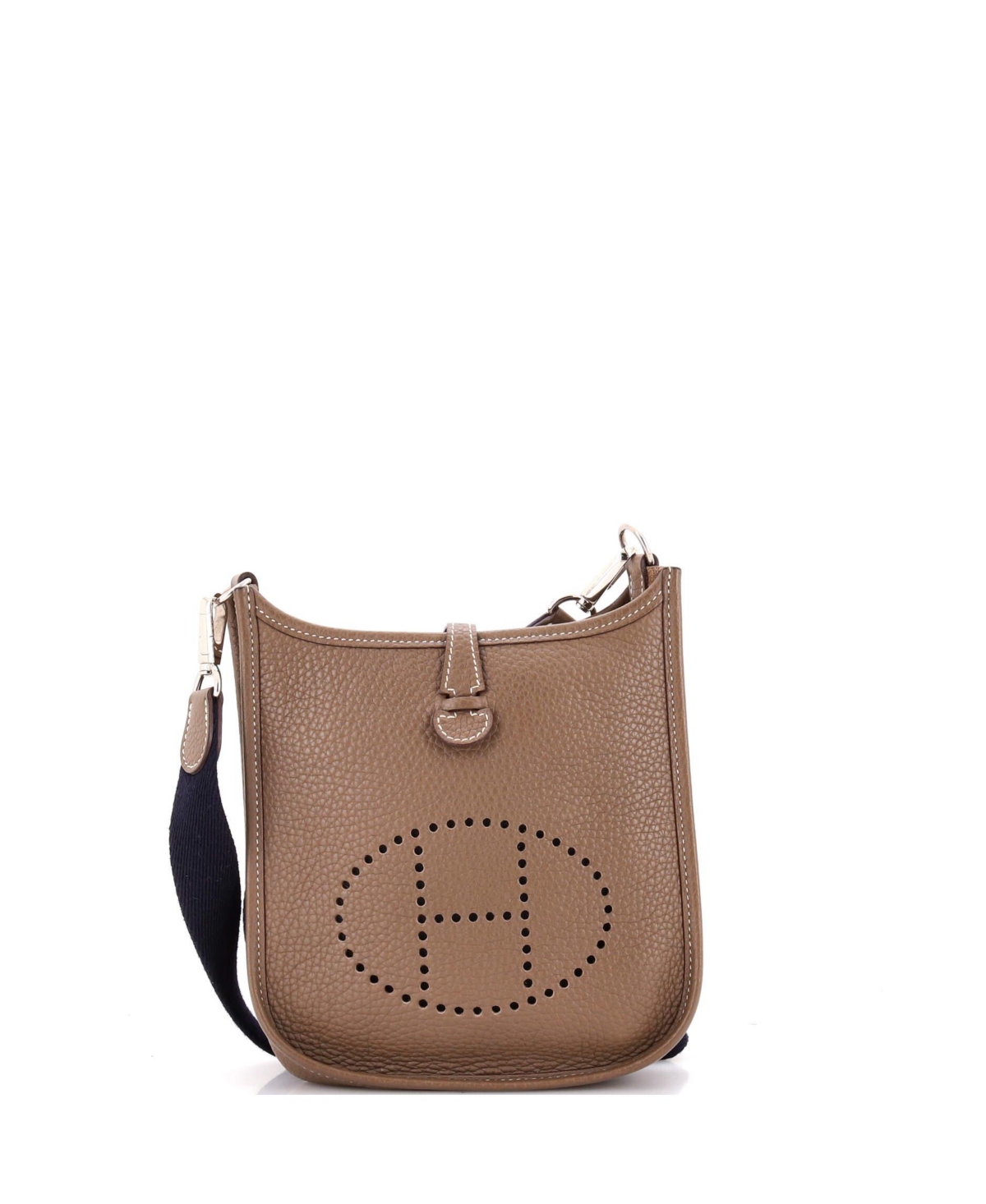 Click here for Pre-Owned HERMES Tpm Evelyne Bag Gen Iii Clemence... prices