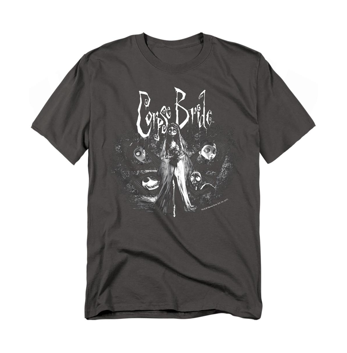Click here for Corpse Bride Mens Bride To Be T Shirt - Charcoal prices
