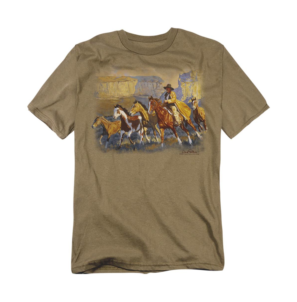 Click here for Wild Wings Mens Wildlife A Cowboy Day T Shirt - Sa... prices