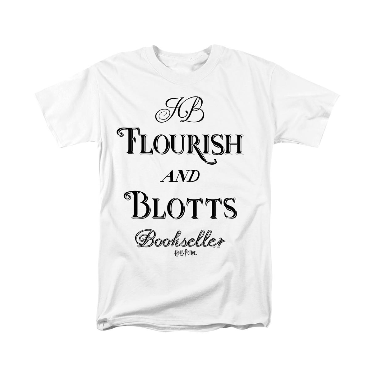 Click here for Harry Potter Mens Flourish And Blotts T Shirt - Wh... prices