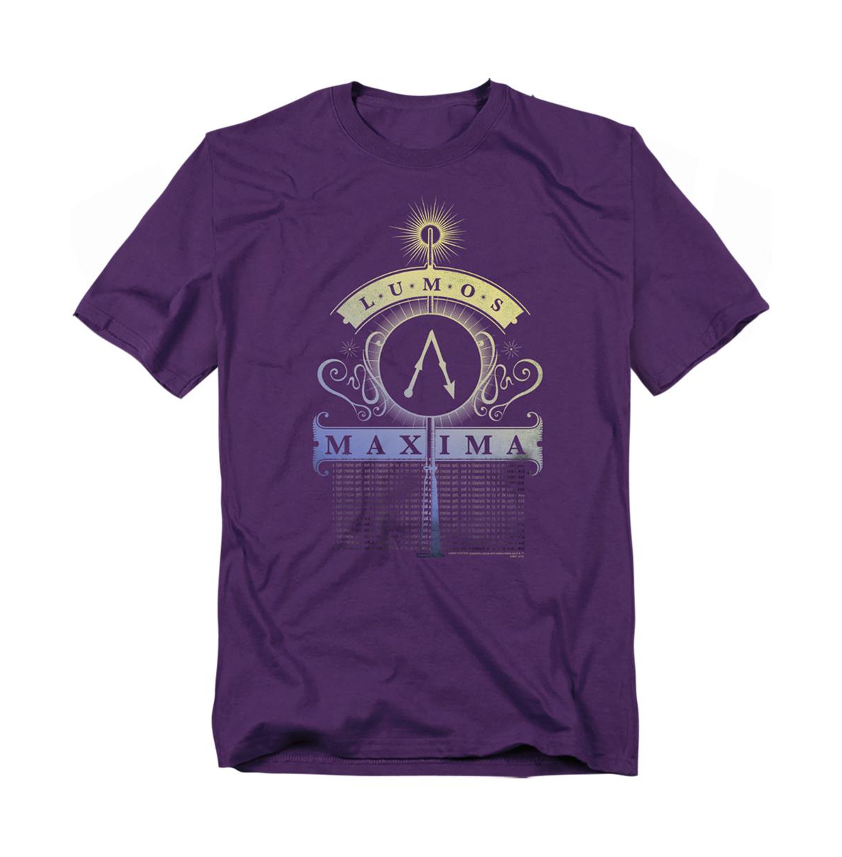 Click here for Harry Potter Mens Lumos Maxima T Shirt - Purple prices