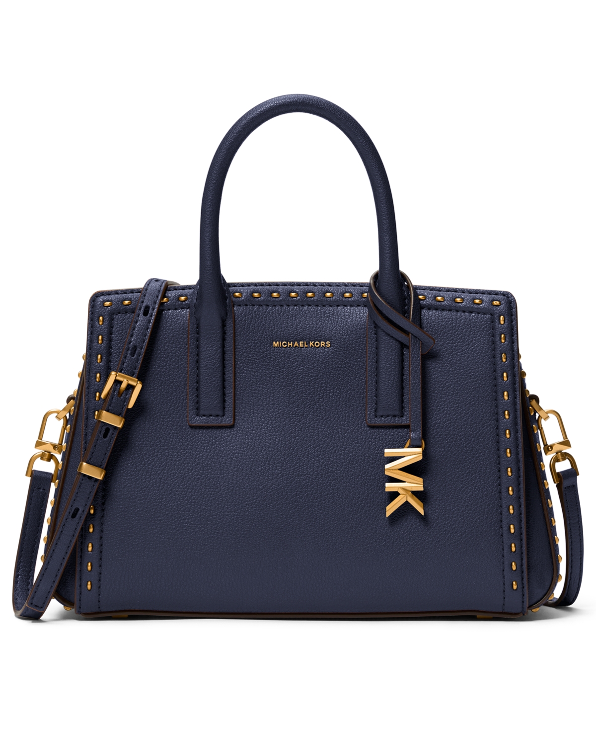 Click here for Michael Kors Laila Center Zip Small Satchel Bag -... prices