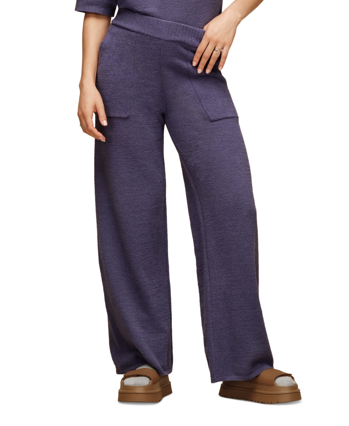 Click here for Ugg Womens Rosalie Cozy Knit High-Rise Travel Pant... prices