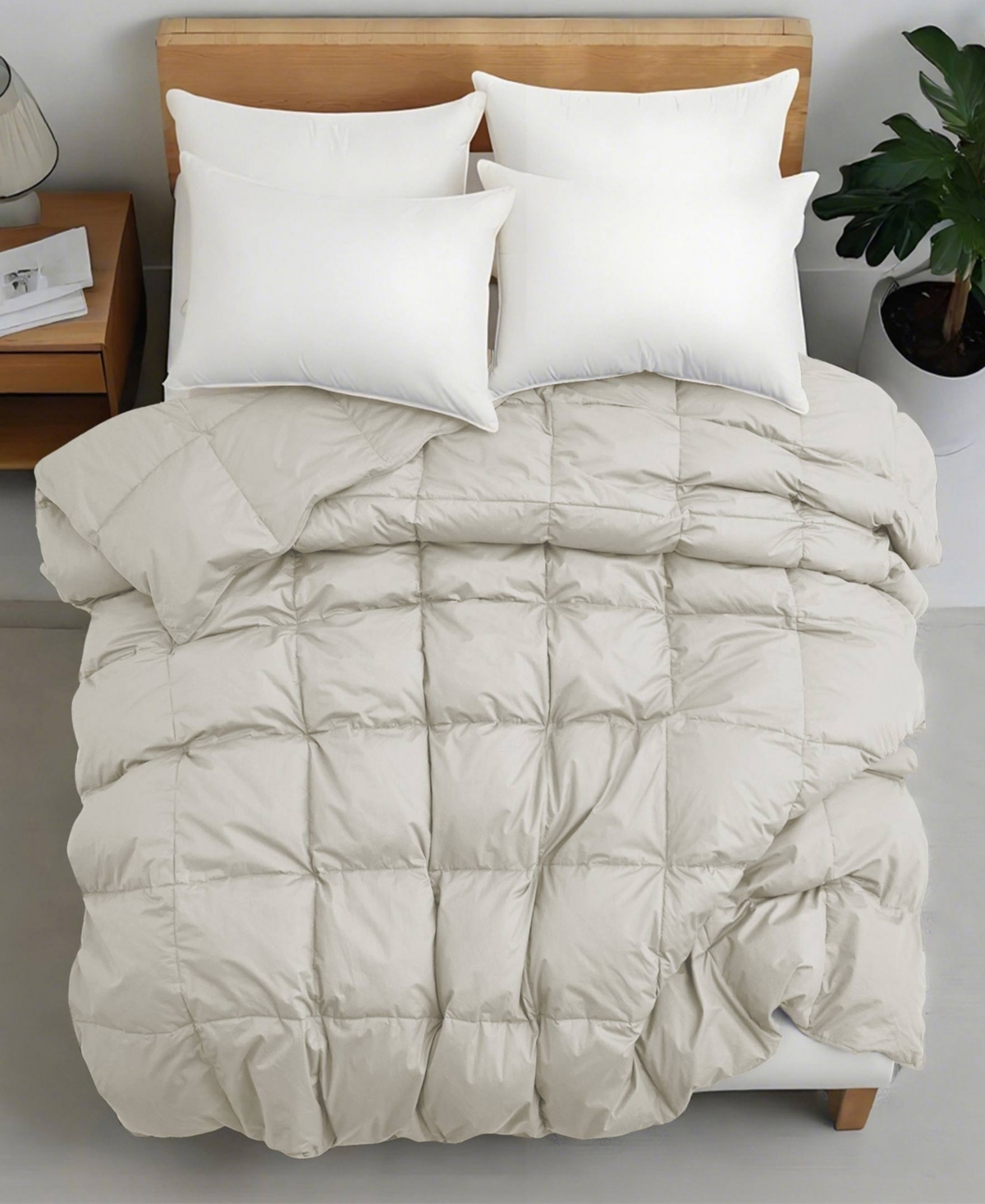 Click here for Unikome Comfort Goose Down Feather Comforter  Cali... prices