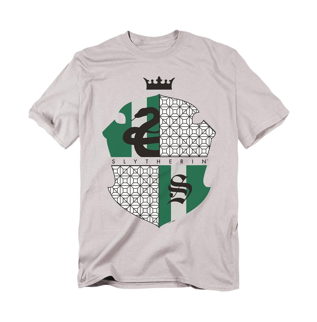 Click here for Harry Potter Mens Slytherin Shield T Shirt - Silve... prices