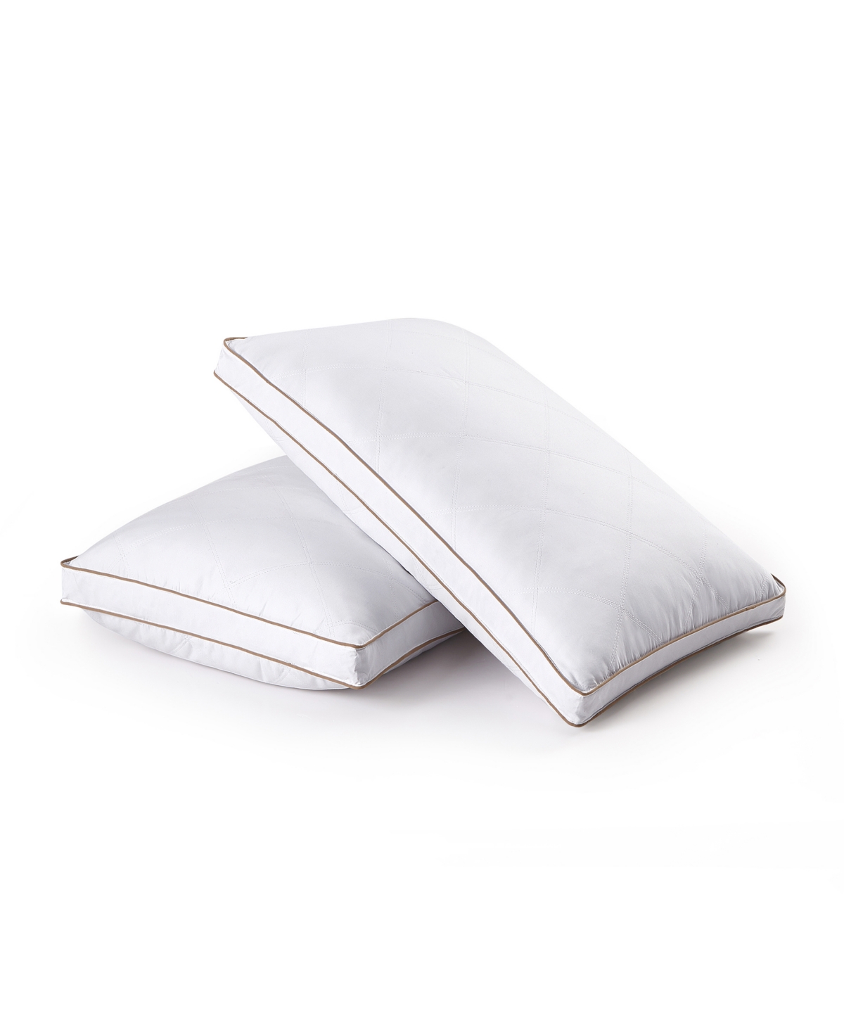 Unikome Medium Firm Goose Feather 2-Pack Pillows  King - White