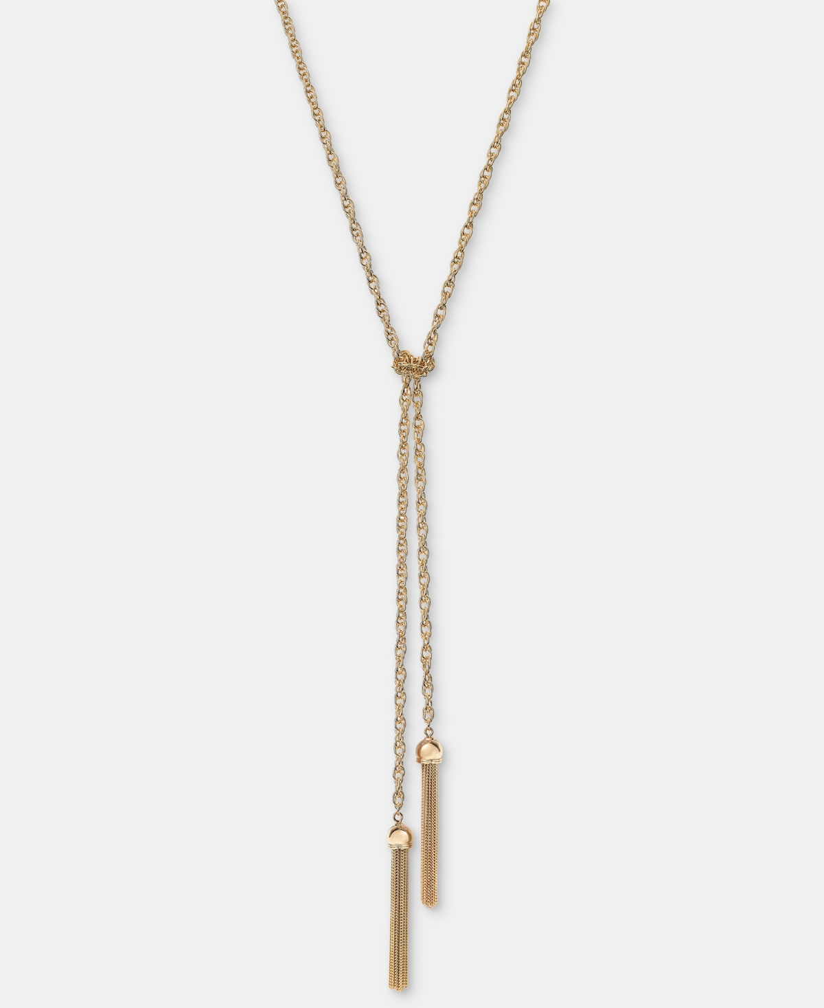 Click here for I.n.c. International Concepts Chain Tassel Lariat... prices
