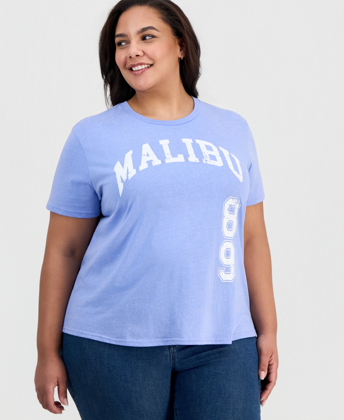 Click here for Rebellious One Trendy Plus Size Malibu 89 Short-Sl... prices