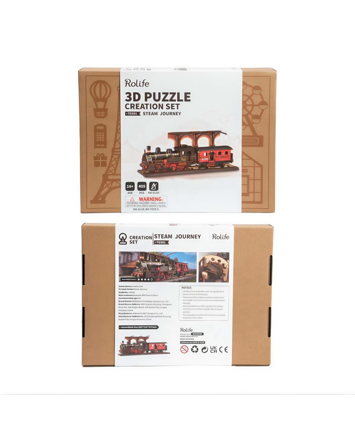 Click here for Flash Popup Diy 3D Puzzle - Steam Journey Train -... prices