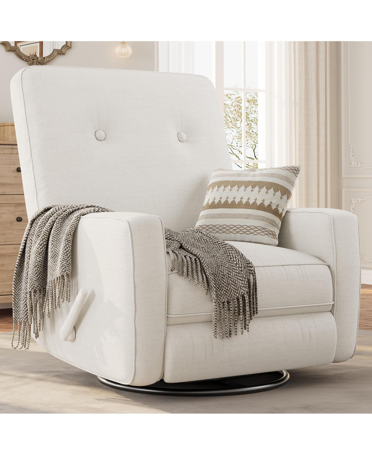 Click here for gaomon Recliner Chair  360° Swivel Rocking Gl... prices