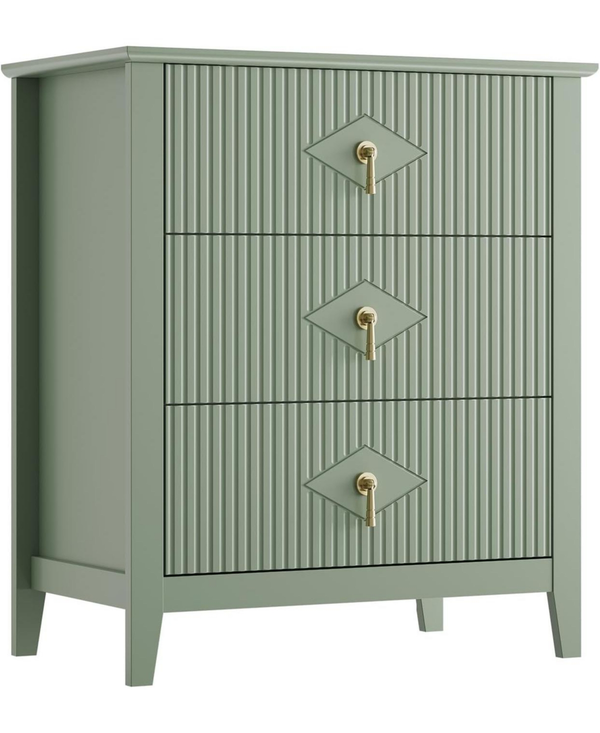 Click here for gaomon 27.5 Wide Fluted Dresser  3 Drawer Modern W... prices