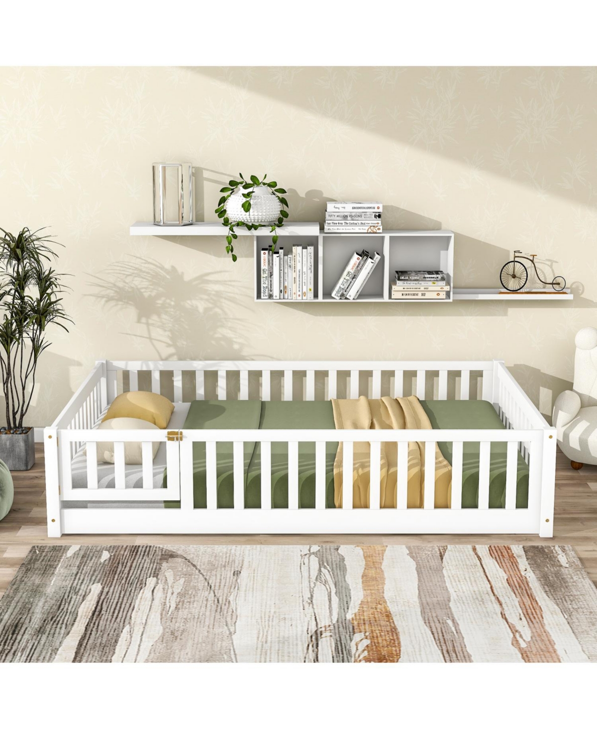 Click here for Streamdale Furniture Floor Bed with Fence & Door... prices