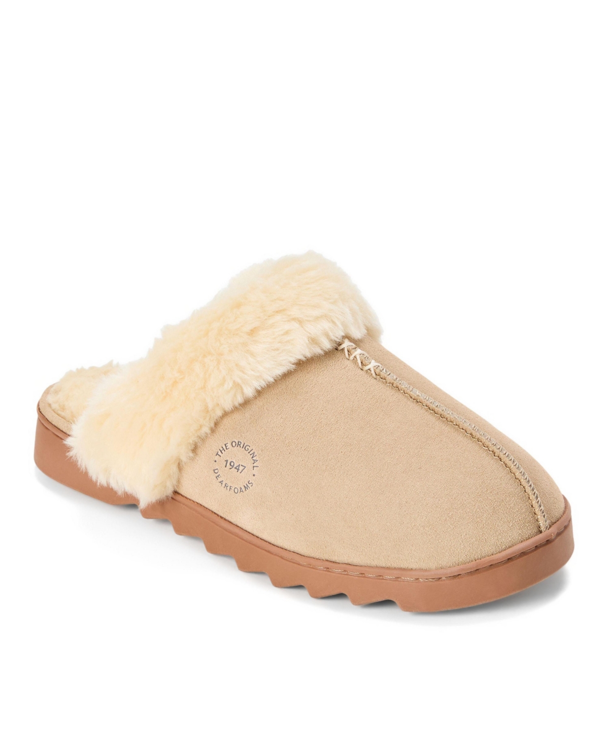 Click here for Dearfoams Womens Helena Genuine Suede Scuff House... prices