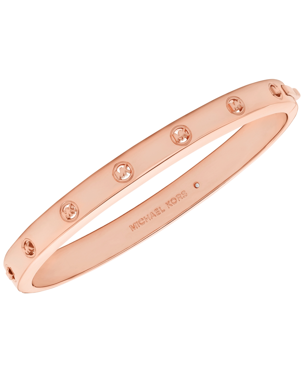 Click here for Michael Kors Logo Bangle Bracelet - Rose Gold prices