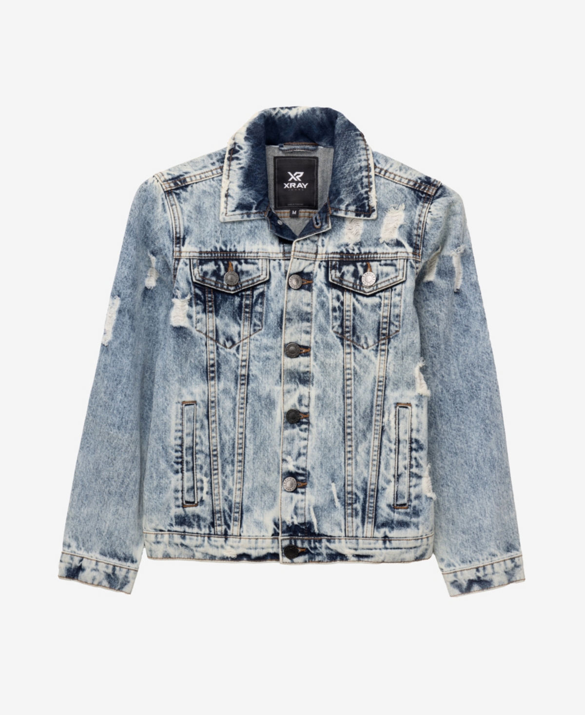 Click here for Xray Boys 8 - 20 Trucker Denim Jacket - Acid blue prices