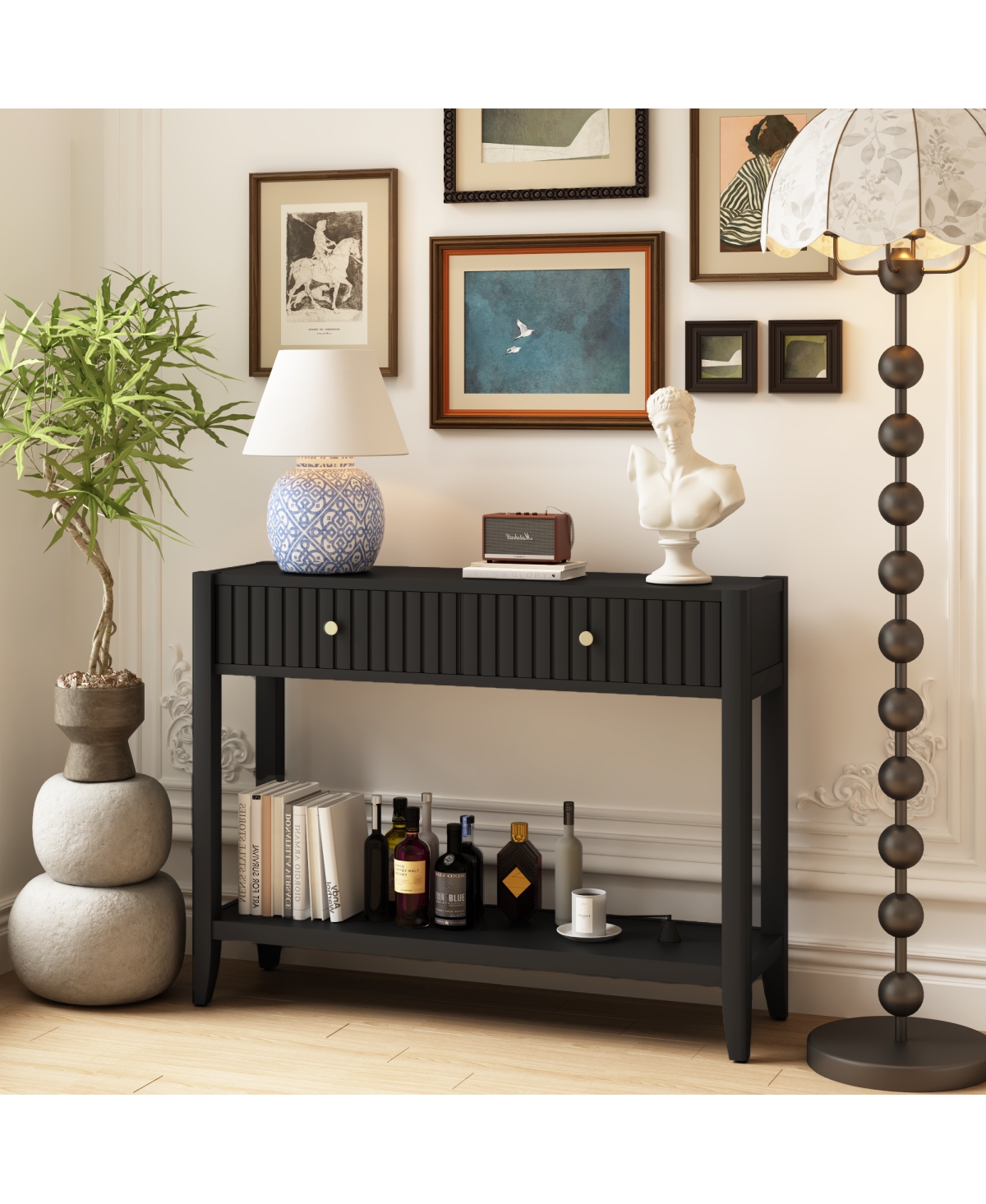 Click here for Streamdale Furniture Console Table with Drawers  N... prices