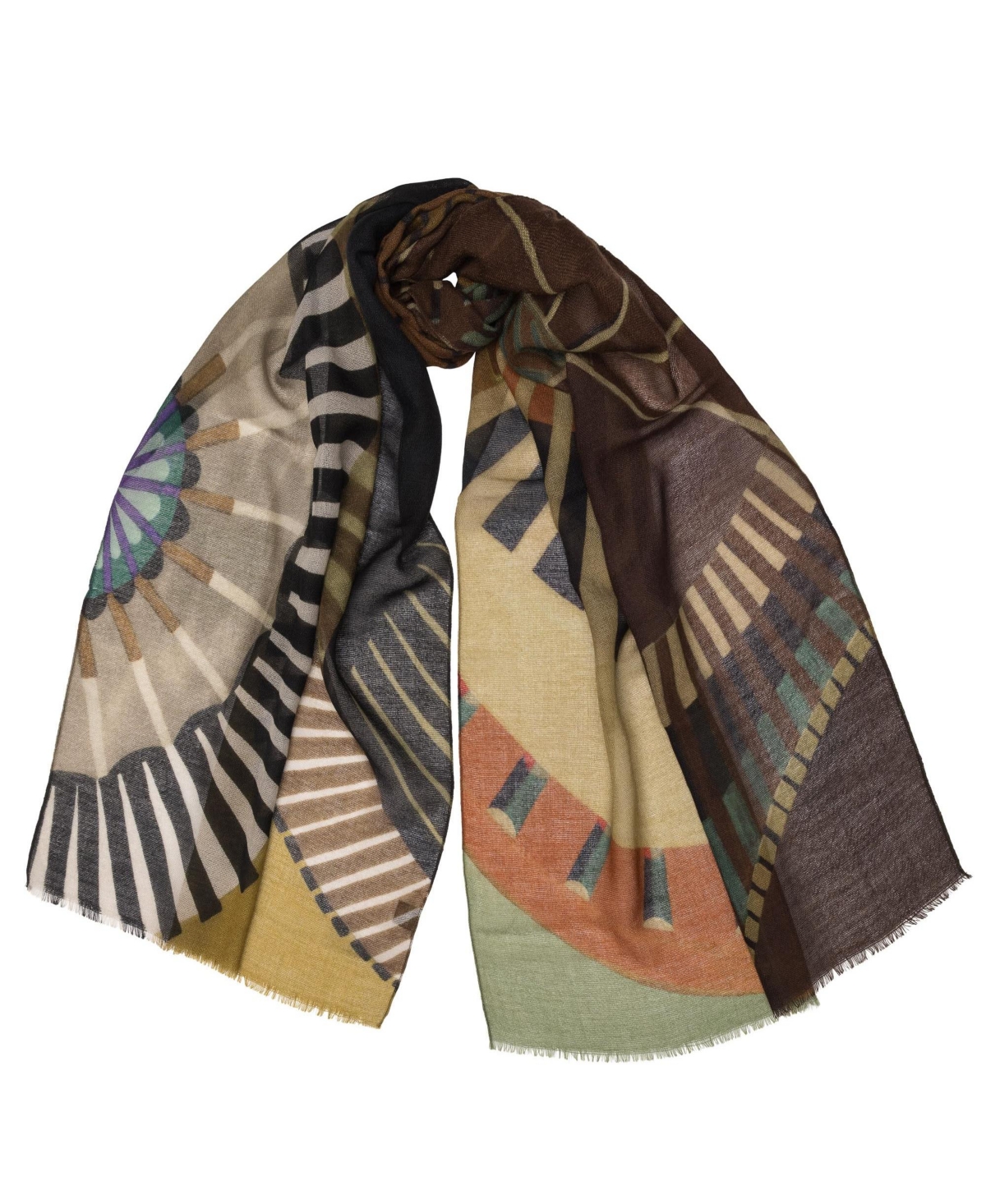 Click here for Elizabetta Bolzano - Wool Scarf - Brown prices