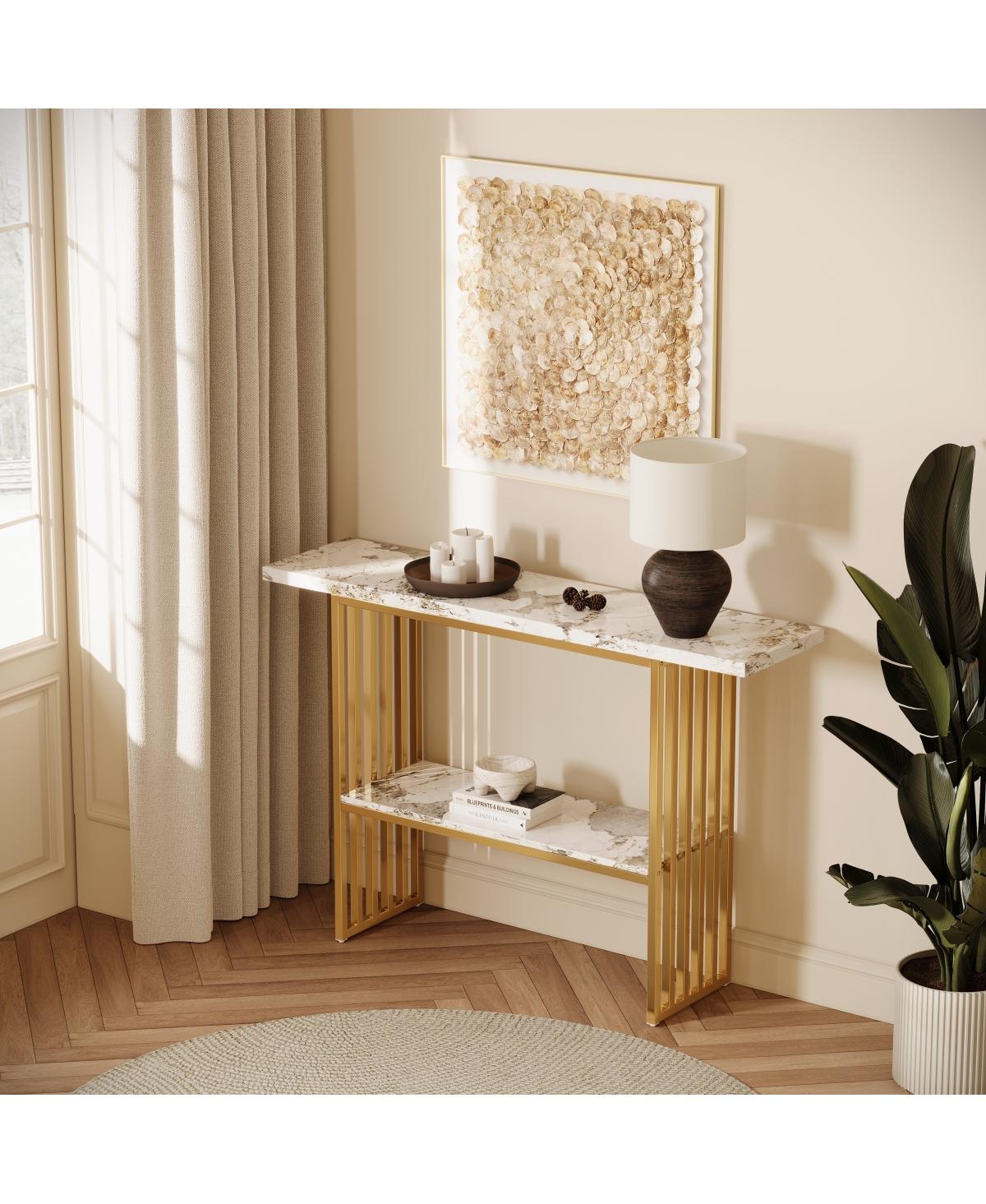 Click here for Streamdale Furniture Modern Luxury Gold Metal Cons... prices