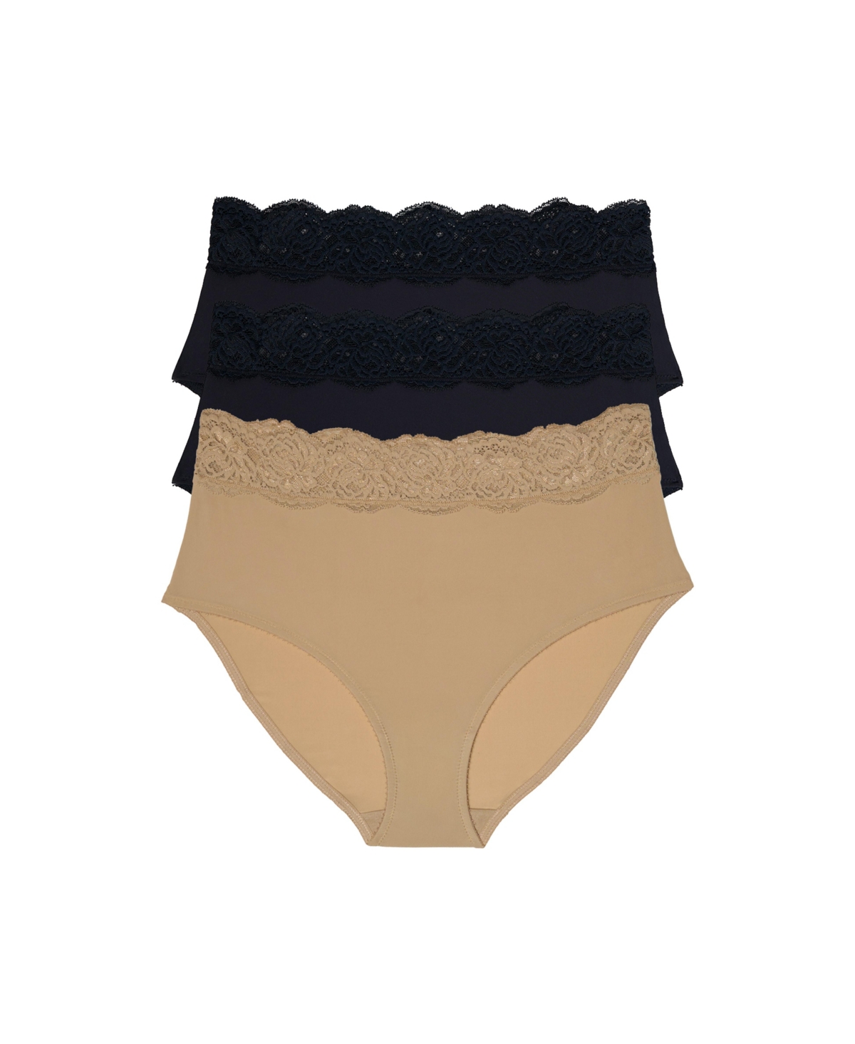 Click here for Skarlett Blue Womens Divine Lace Trim Brief 3-Pack... prices