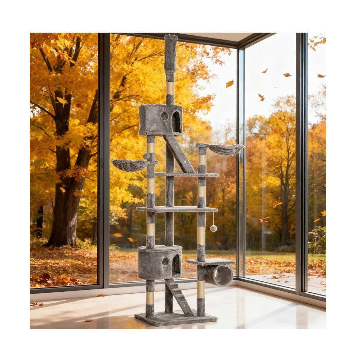 Click here for Zeus & Ruta 94.5-102.4" Height Adjustable Cat... prices