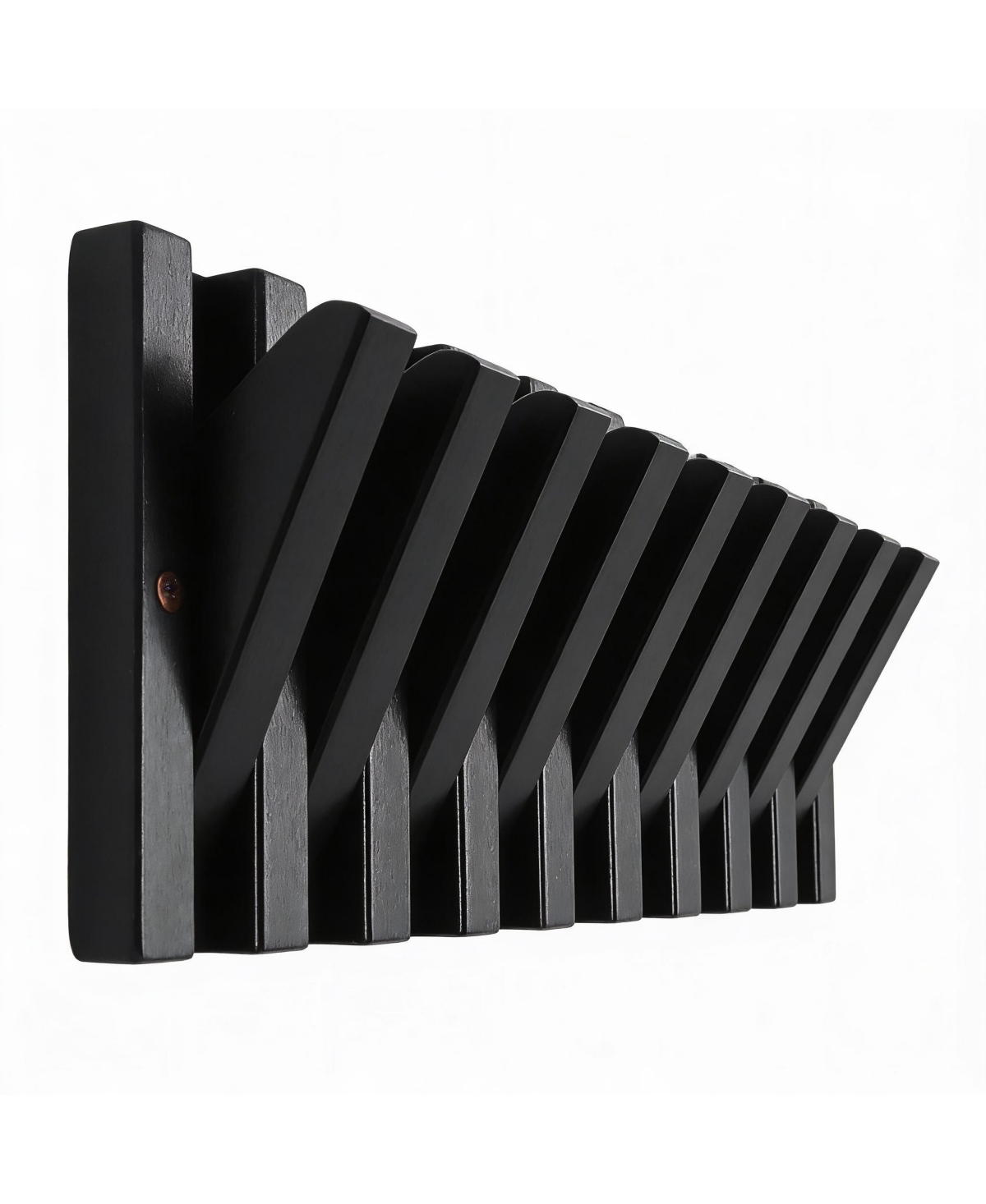 Click here for Yigii Solid Wood 9-Hook Retractable Coat Rack for... prices