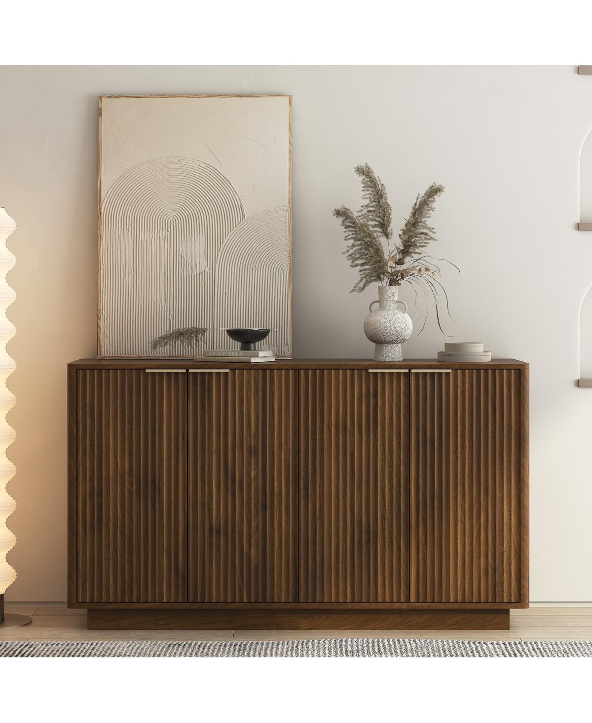 Click here for Streamdale Furniture Wood Modern Buffet Cabinet wi... prices