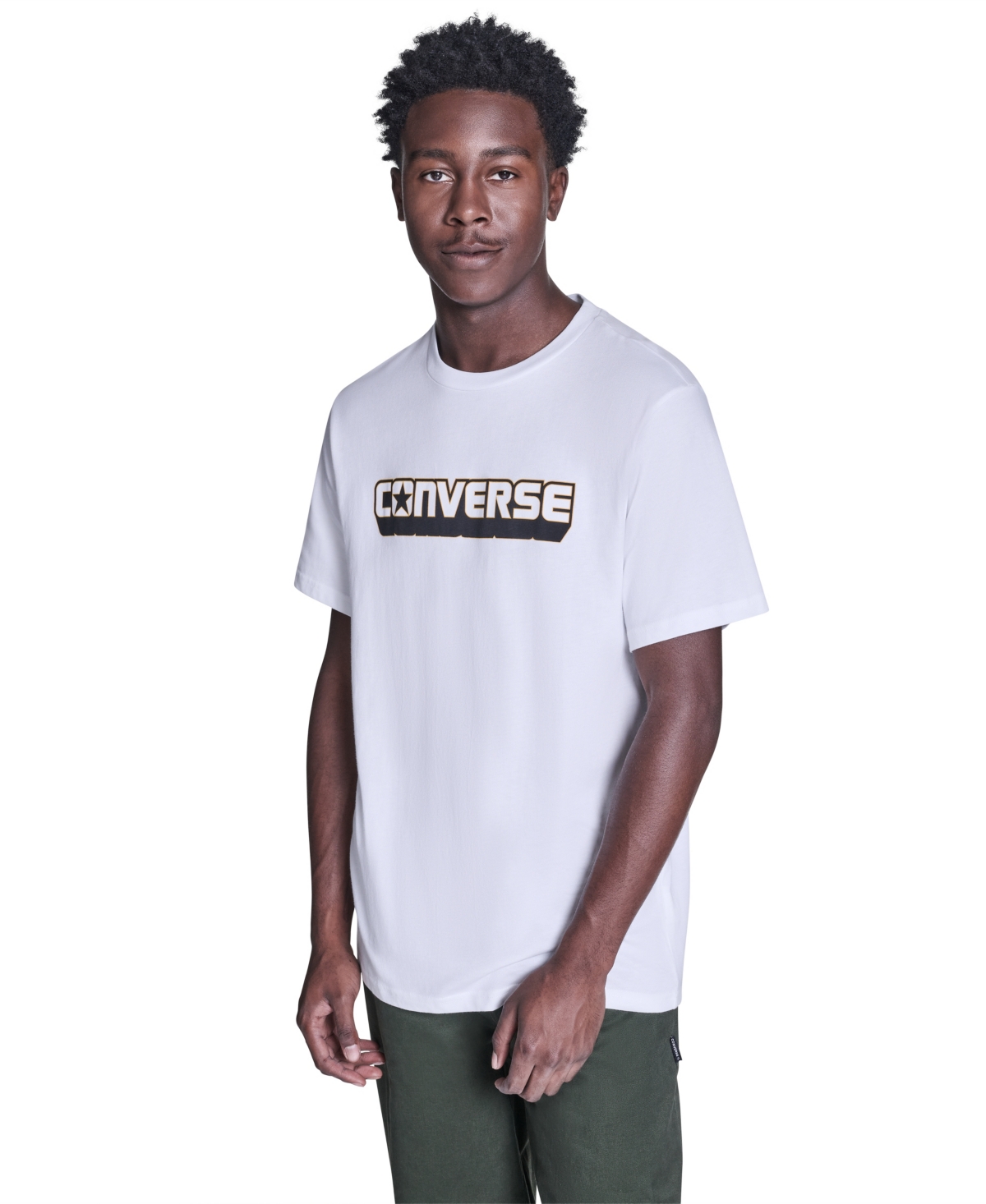 Click here for Converse Mens Dimension Logo Short-Sleeve T-Shirt... prices