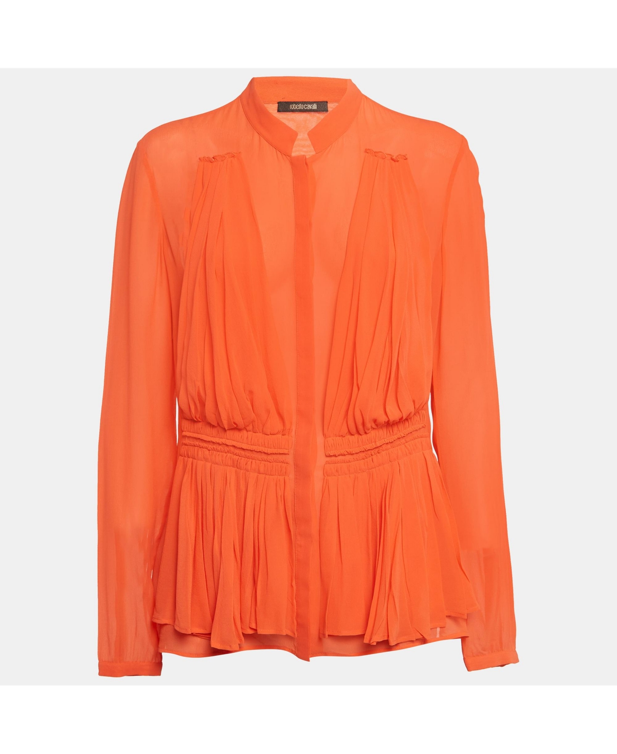 Click here for Pre-Owned Roberto Cavalli Womens Light Orange Silk... prices