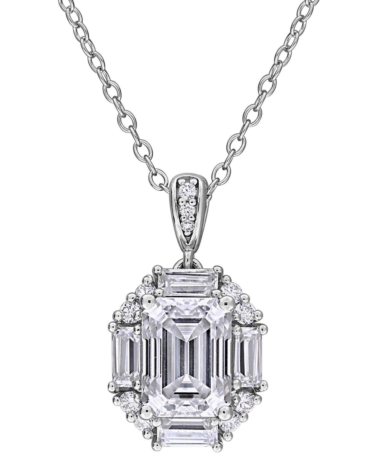 Click here for Macys Moissanite (2-1/2 ct. t.w.) Pendant Necklace... prices