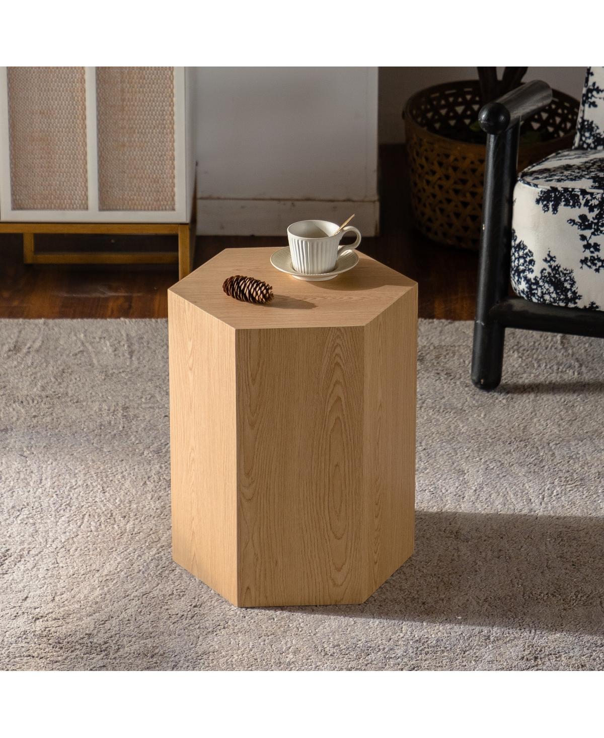 Click here for Streamdale Furniture Streamdale Hexagon Wood Grain... prices