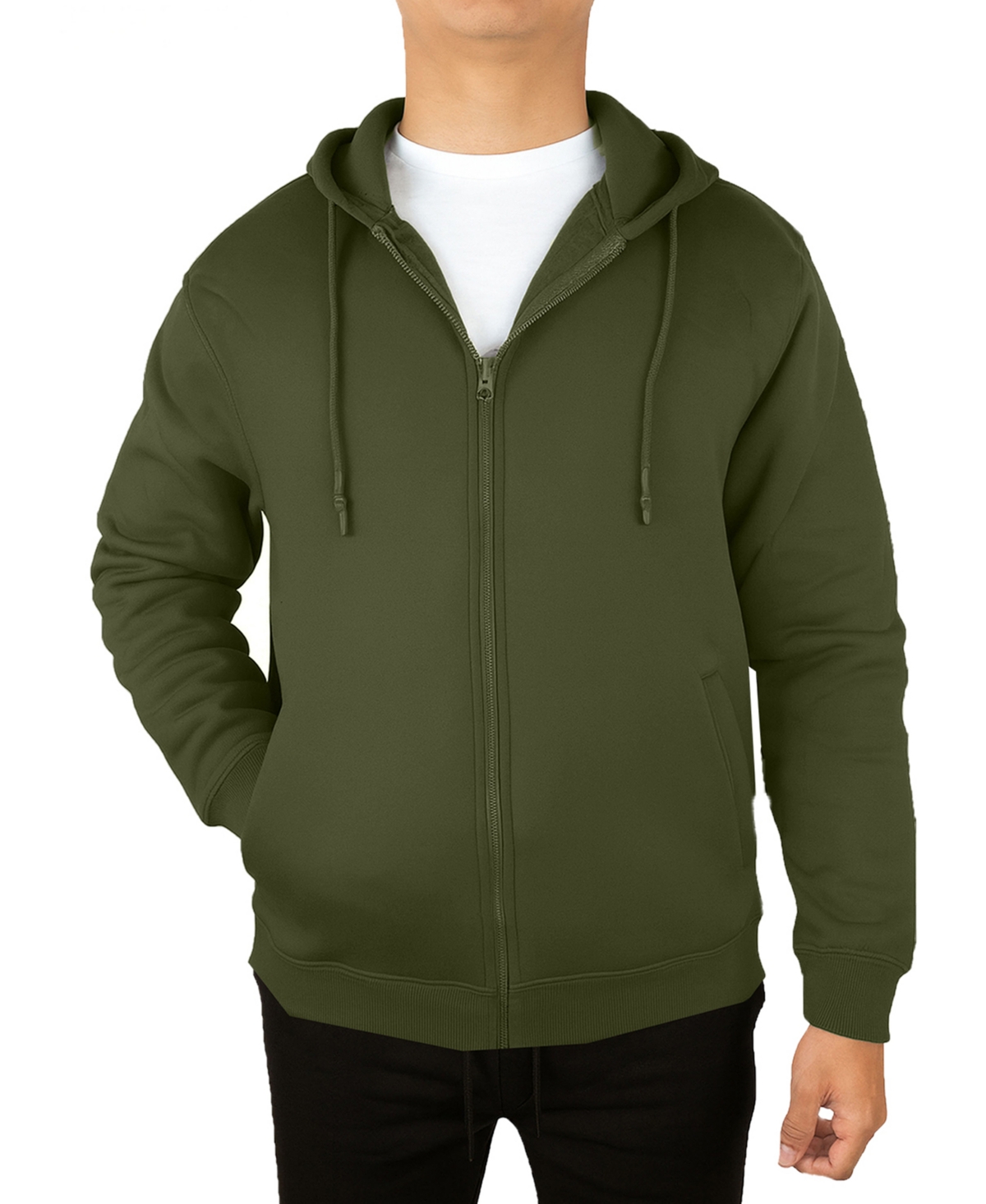 Click here for Blue Ice Mens Fleece Line Full Zip-Up Hooded Sweat... prices