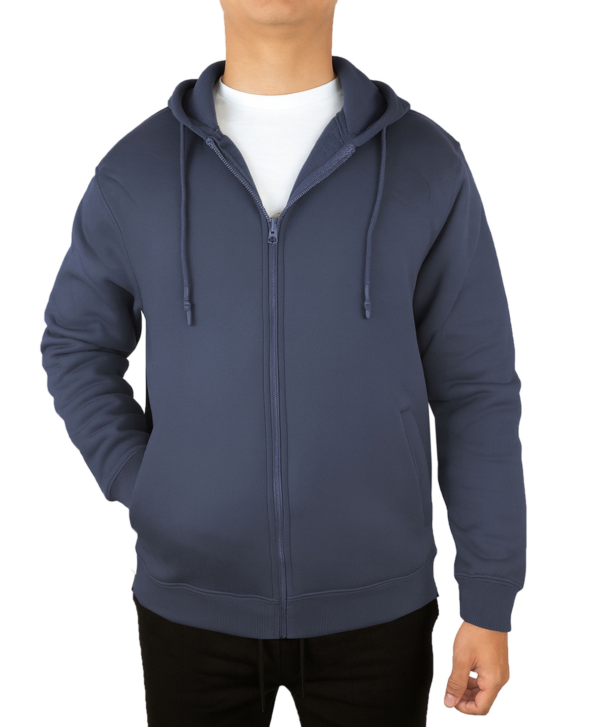 Click here for Blue Ice Mens Fleece Line Full Zip-Up Hooded Sweat... prices