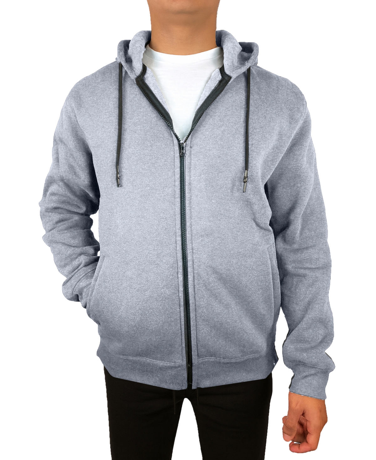 Click here for Blue Ice Mens Fleece Line Full Zip-Up Hooded Sweat... prices