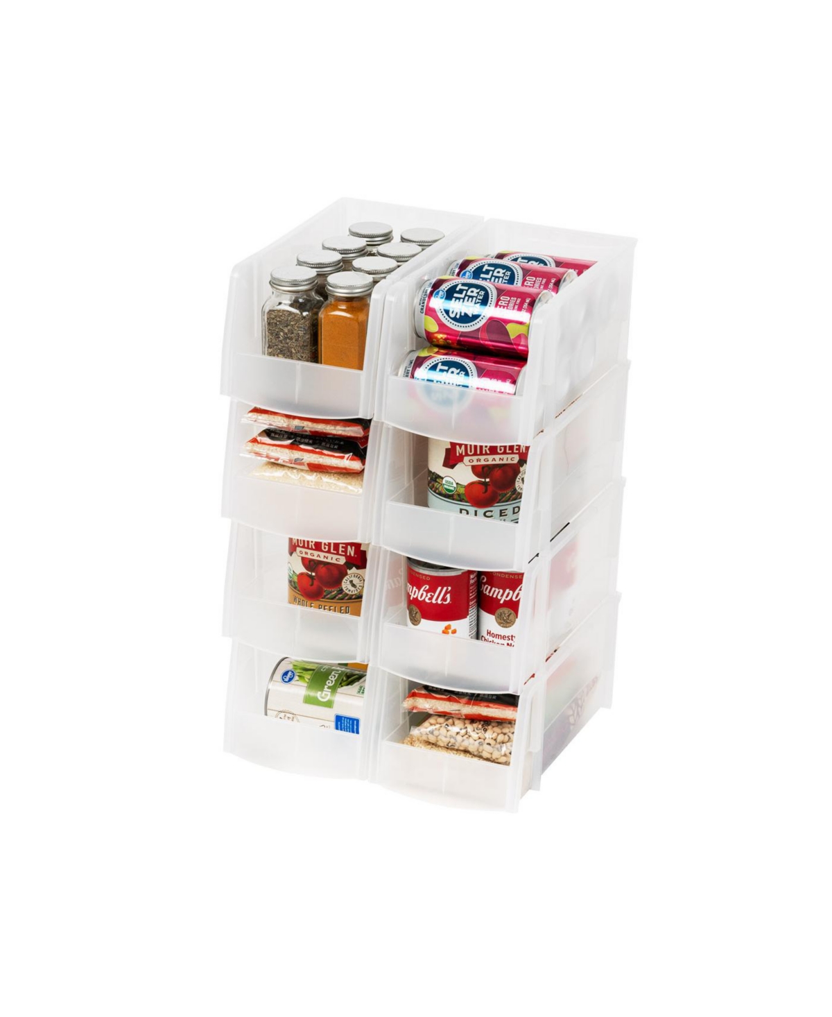 Click here for Iris Medium Bin  8 Pack - White prices