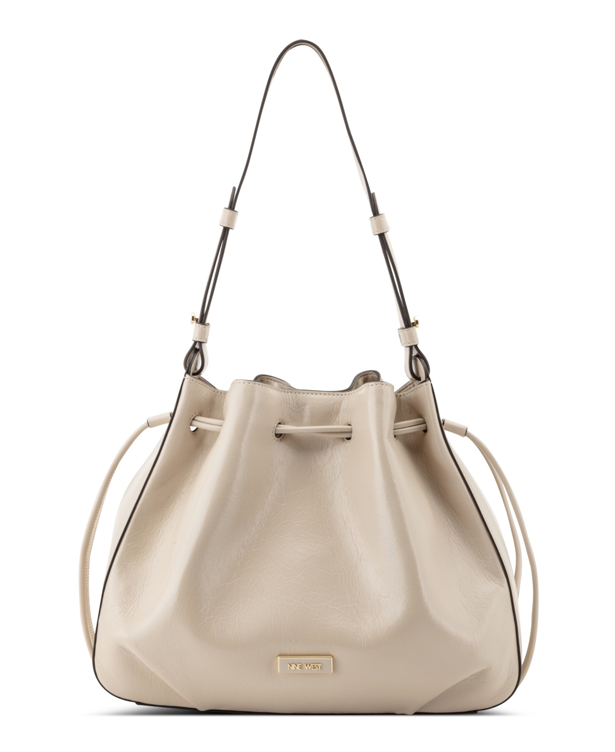 Click here for Nine West Nelley Bucket Small Hobo Bag - Beige prices