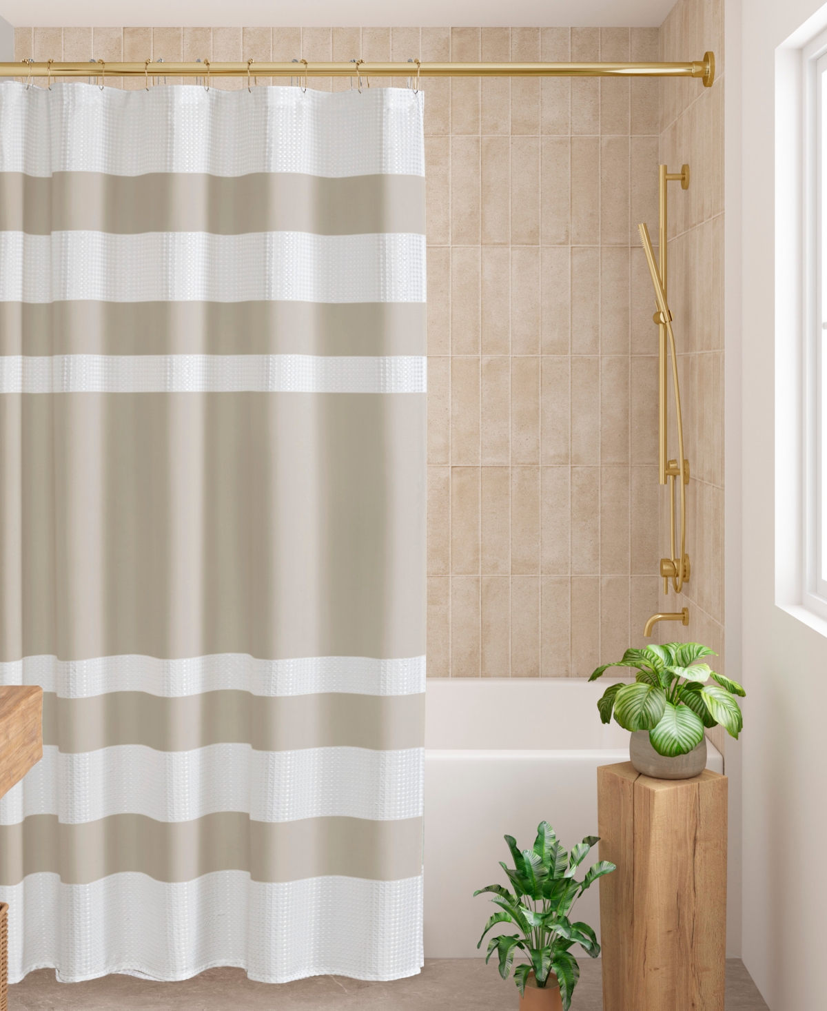 Click here for Madison Park Spa Waffle 3M-Scotchgard Shower Curta... prices