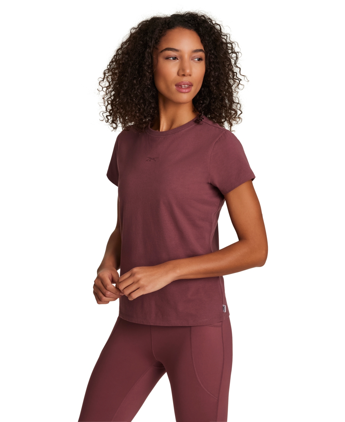 Click here for Reebok Womens Crewneck T-Shirt - Blackberry prices