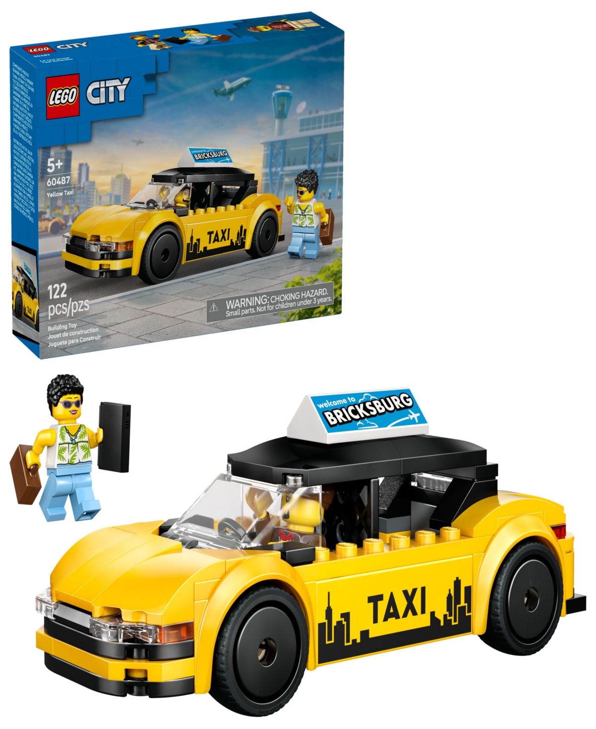 Click here for Lego City Yellow Taxi Car Building Toy 60487  122... prices
