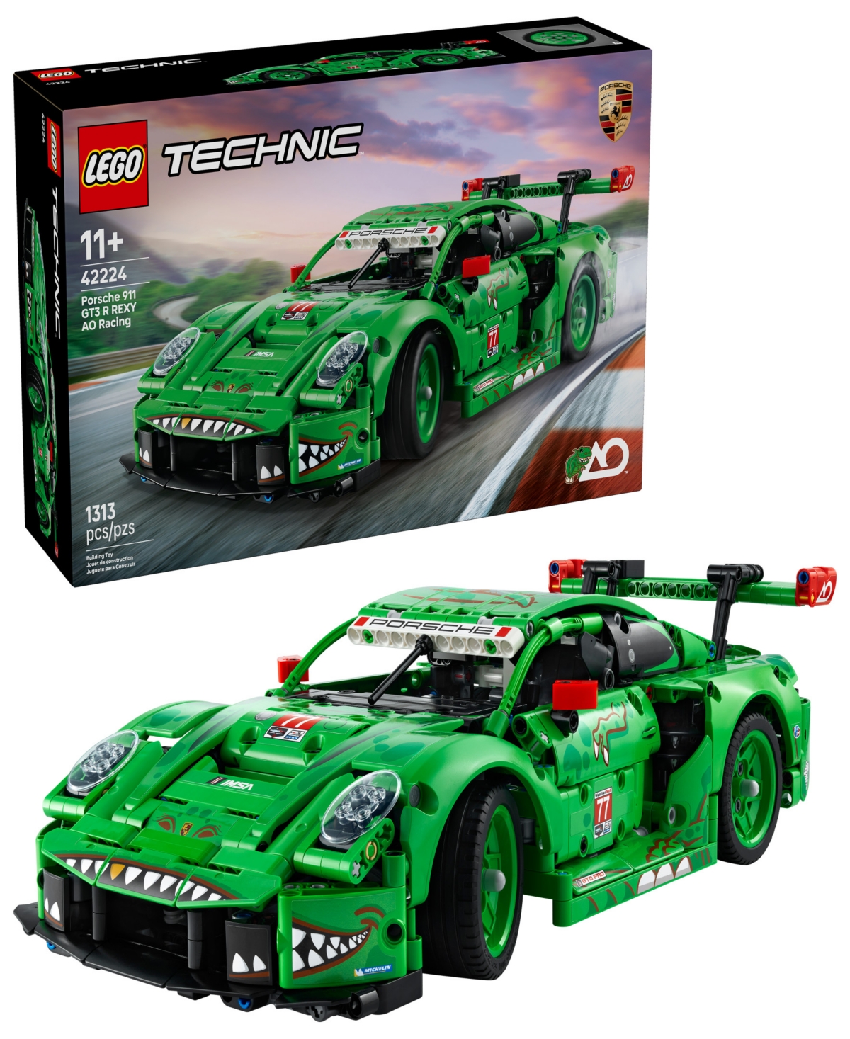 Click here for Lego Technic Porsche 911 GT3 R Rexy Ao Racing Car... prices