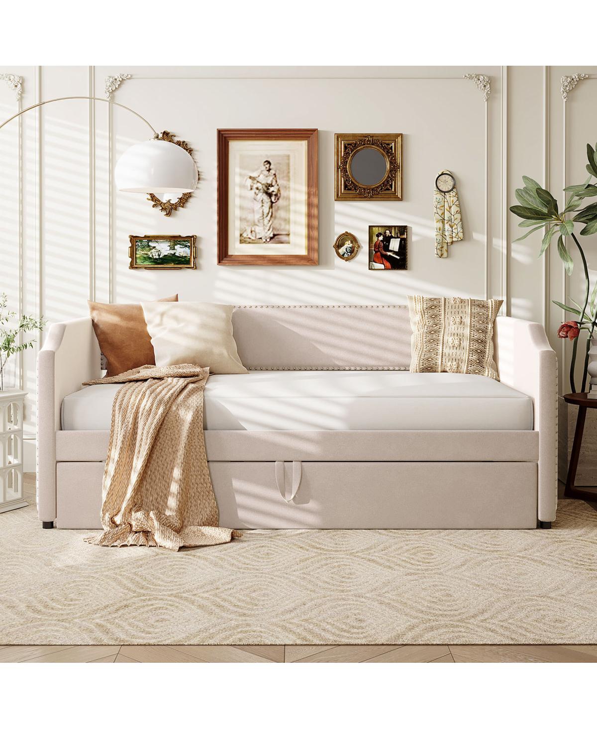 Click here for Streamdale Furniture Twin Size Velvet Upholstered... prices