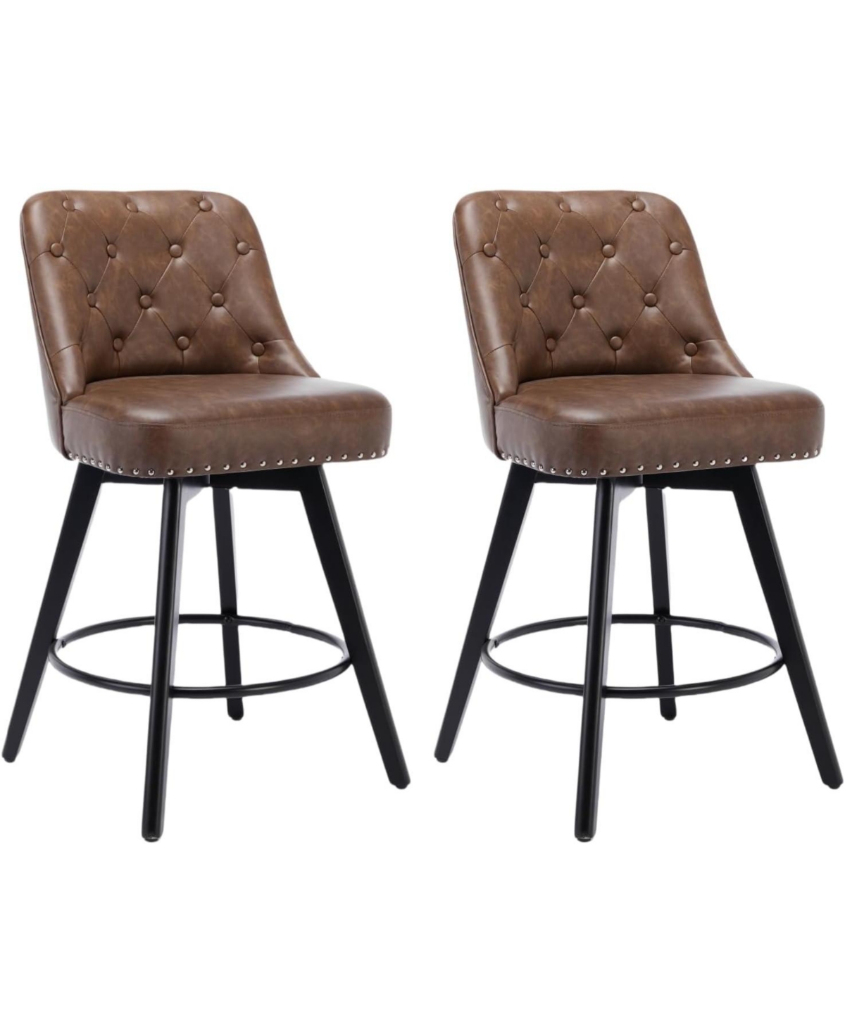 Click here for gaomon Bar Stools Set of 2  Modern Swivel Counter... prices